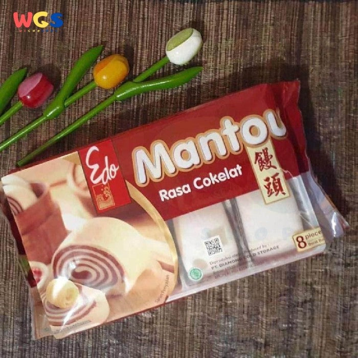 Edo Mantou Chocolate Oriental Choco Steamed Buns Frozen Food 8p x 40g ...